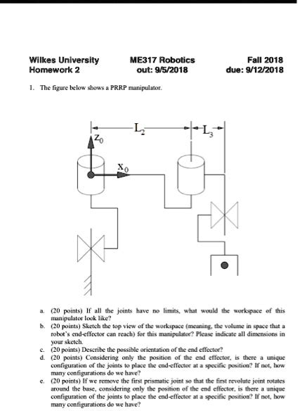 solved wilkes university homework 2 me317 robotics due 9 12 2018 1