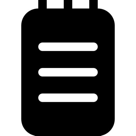Notebook Black Tool Symbol Catalin Fertu Filled Icon