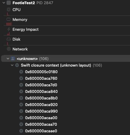 Ios Swift Closure Context Unknown Layout Stack Overflow