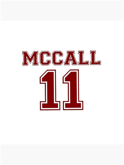 Scott Mccall Jersey Poster For Sale By Zeinab Elsaadi Redbubble