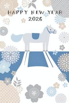 年賀状 2026年イラスト｜無料イラスト・フリー素材なら「イラストac」