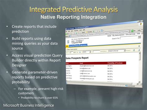 Ppt Predictive Analysis With Sql Server 2008 Powerpoint Presentation Id1411541