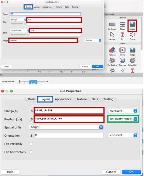 Chapter Building PsychoPy Builder Interface Creating Online Experiments