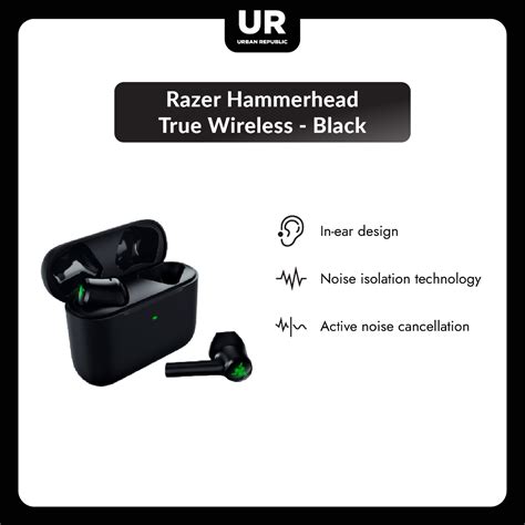 Jual Razer Hammerhead True Wireless Black Shopee Indonesia