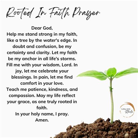15 Ways To Stay Rooted In Faith Coffee With Starla