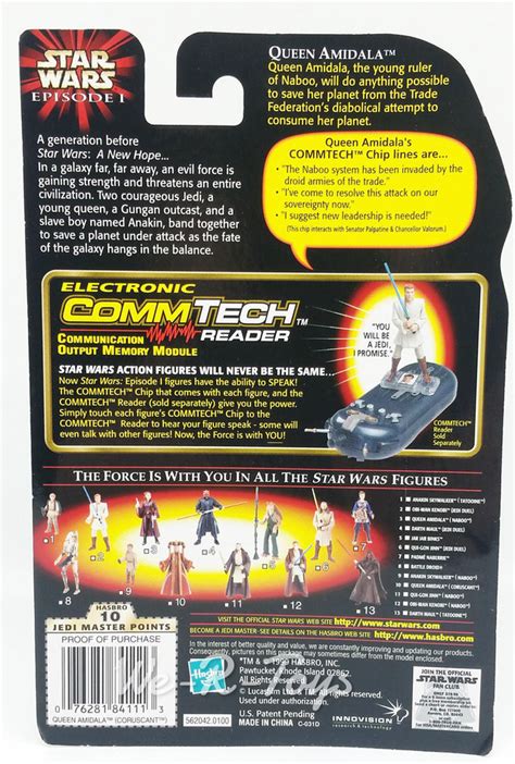 Star Wars Episode I The Phantom Menace Queen Amidala Commtech Action