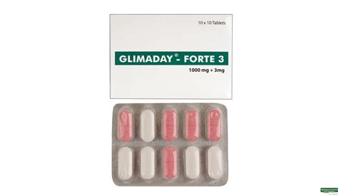 Buy Glimaday Forte 3mg 10 Tablets Online At Best Prices Wellness Forever