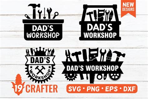Dads Workshop Svg Bundle Dads Workshop Tools Svg Dad Life Svg Dads Workshop Sign Board Svg