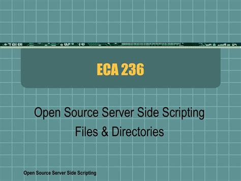 Ppt Eca 236 Powerpoint Presentation Free Download Id4096626