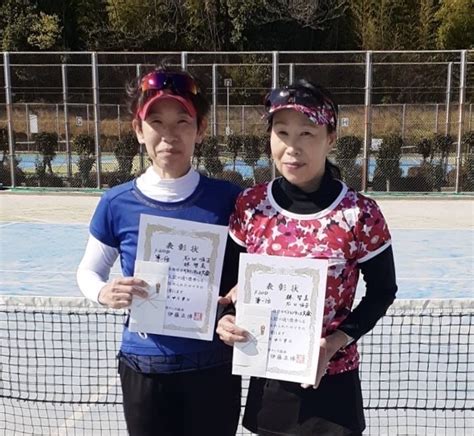 第13回各務原市ベテランテニス選手権大会60歳以上女子ダブルス優勝 Wimテニスクラブ岐阜