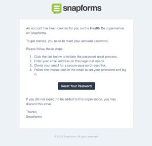 User Management Snapforms Resources FAQs