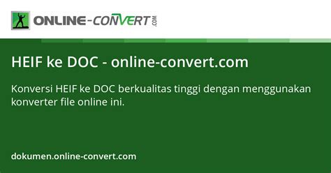 Heif Ke Doc Online