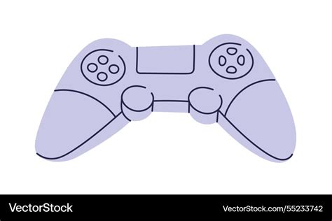 Video Game Controller Joystick Device Royalty Free Vector