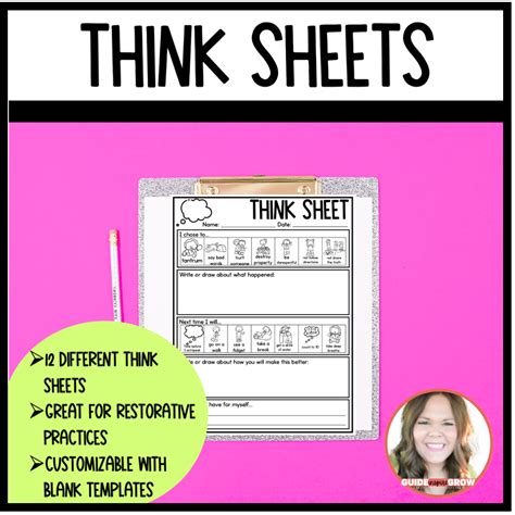 Think Sheets Guide Inspire Grow