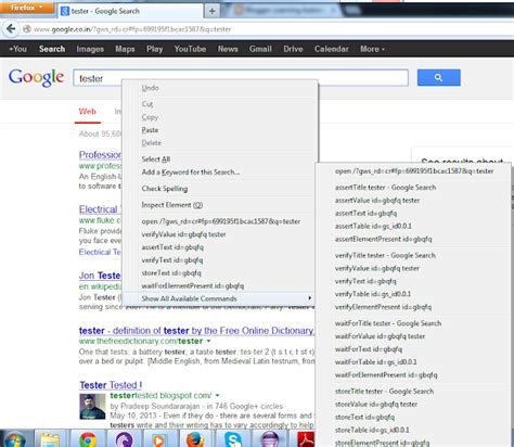 Creating First Test In Selenium IDE Using FireFox Automation Concepts