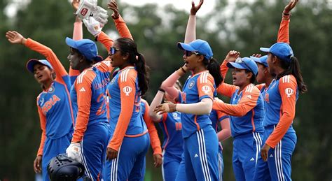 Indw Vs Saw U19 T20 World Cup Final Indias G Trisha Sweeps Player Of