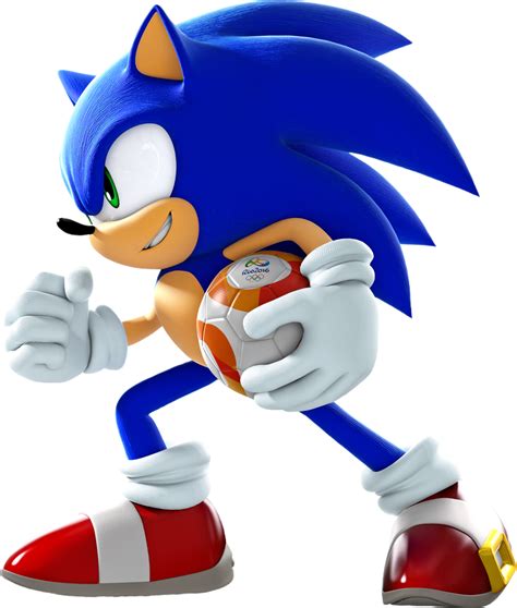 Sonic Holding A Soccer Ball Mario And Sonic By Gabrielmarioandsonic On Deviantart