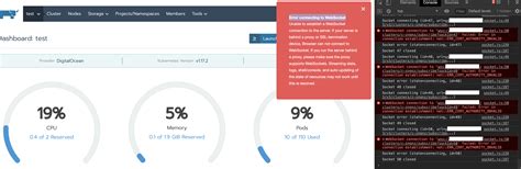 Error Connecting To Websocket Error Seen Often · Issue 25256