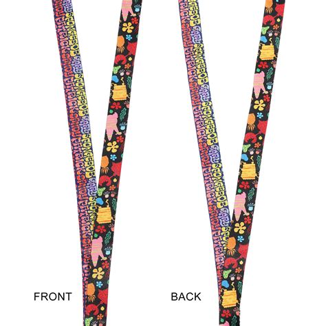 Spongebob Squarepants Character Group Shot 22 Lanyard Bioworld