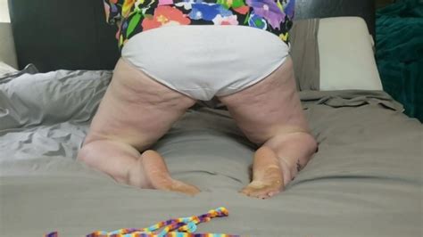Seattle Ganja Goddess Crochets A Hat In Granny Panties Long Nails Fat Ass