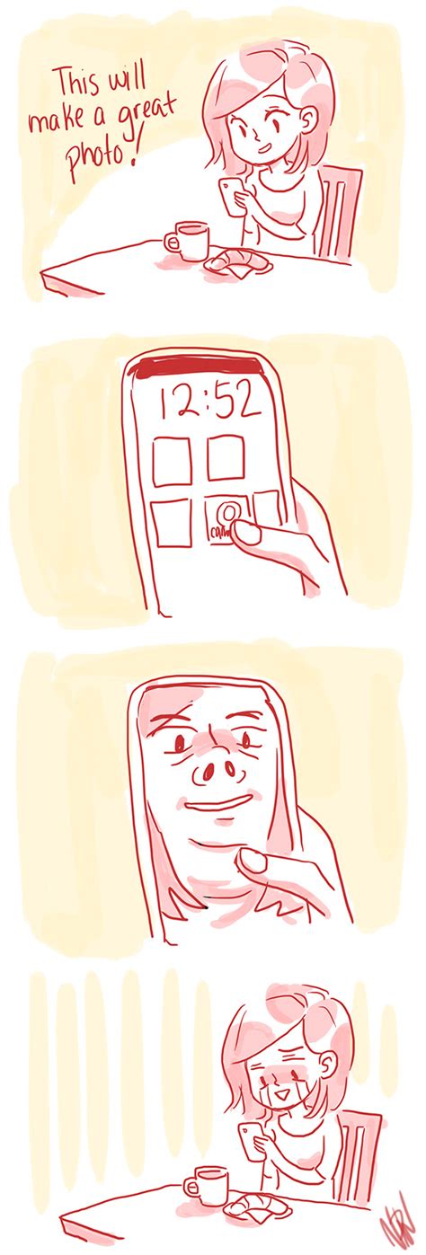 when you open your camera app to take a picture of art of natalie