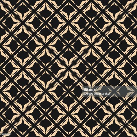 다이아몬드 꽃 마름모와 벡터 추상 기하학적 원활한 패턴 가구에 대한 스톡 벡터 아트 및 기타 이미지 가구 검은색 격자 구조물 Istock