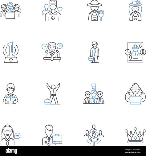 Implementation Execution Line Icons Collection Implementation
