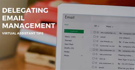 Delegating Email Management Virtual Assistant Tips