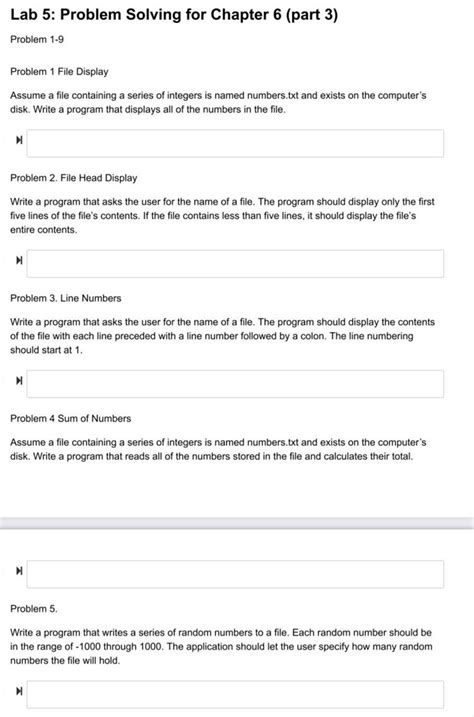 Solved Problem Solving For Chapter 6 Part 3 Problem 1 9 Problem 1