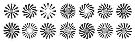 Premium Vector Sunburst Radial Stripes Starburst Abstract Line