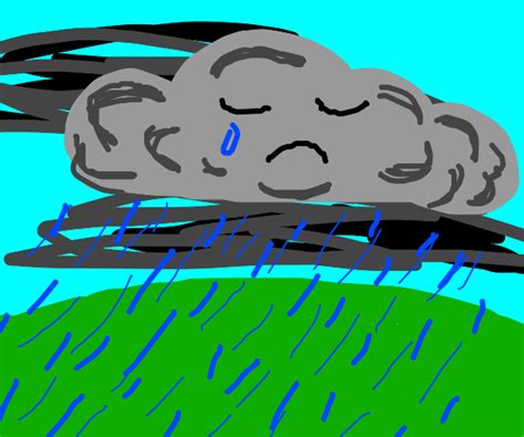 A Sad Raincloud Drawception