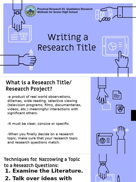Writing A Research Title Pdf Qualitative Research Cognition
