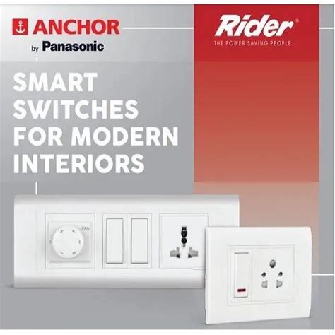 6a Anchor Rider Modular Switch 1m 1 Way At ₹ 25 Piece In Bengaluru