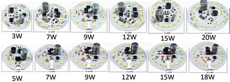Custom Ac110 Ac220v Aluminum Pcb Board Dob Led Module