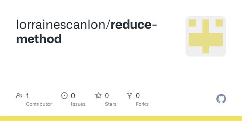 Github Lorrainescanlonreduce Method