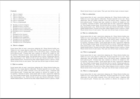 Sectioning How To Define The Chapter Section Paragraph With A
