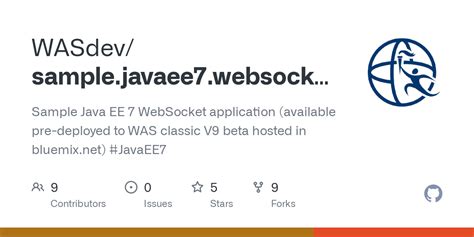 Github Wasdevsamplejavaee7websocket Sample Java Ee 7 Websocket