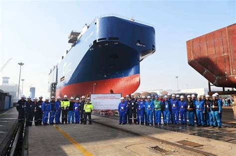 Jiangnan Floats Out Third Hybrid Pctc For Uecc Lng Prime