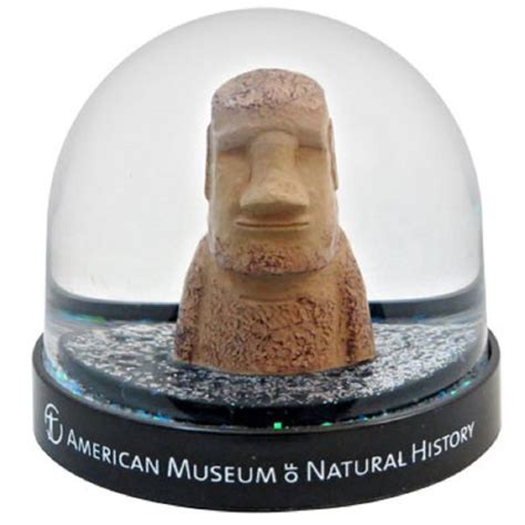 Amnh Moai Statue Water Globe Amnh Store