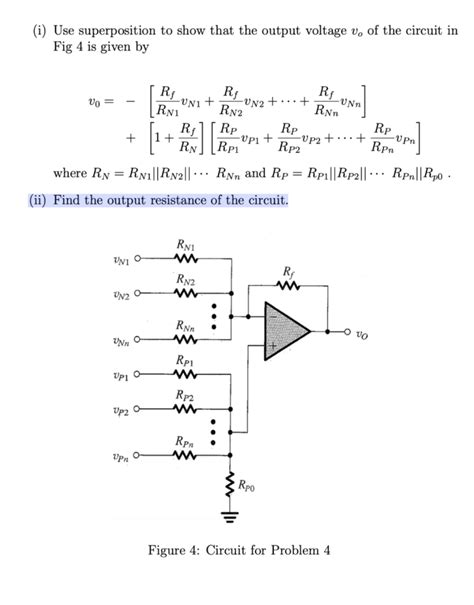 solved i use superposition to show that the output