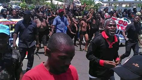 Heavy Protest Rocks Lafia Nasarawa State Capital Over Stollen Mandate