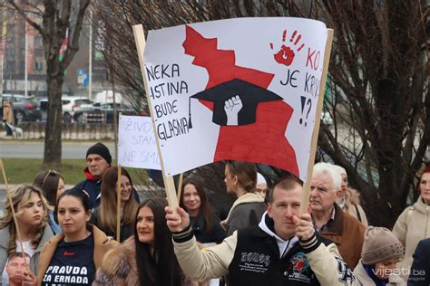 Fotovideo Protesti Studenata I Građana U Sarajevu