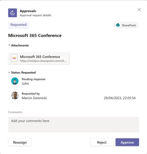 sharepoint lists integration with microsoft teams approvals modern