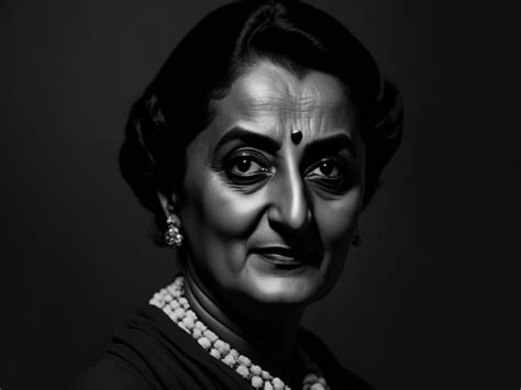 Premium AI Image Indira Gandhi