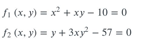 Solved Perform Two Iterations Of The Multivariate