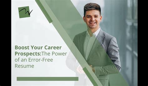 The Impact Of An Error Free Resume