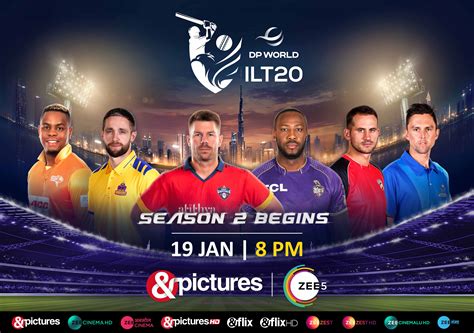 Key Visuals Ilt20 League Zee Behance