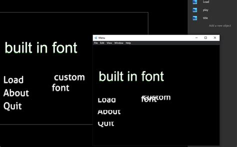 Bbtext Not Working With Custom Font Bugs Reports Gdevelop Forum