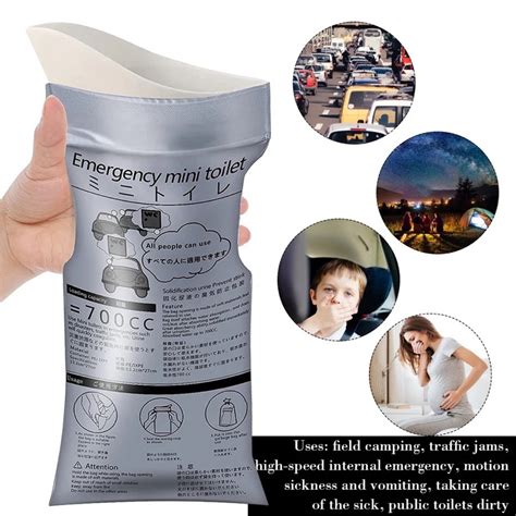700cc Emergency Portable Car Urine Bag Vomit Bags Mini Toilet Outdoor