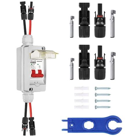 Sectionneur Dc 32A 500V Pv Disjoncteur Ip65 Étanche Disjoncteur Dc